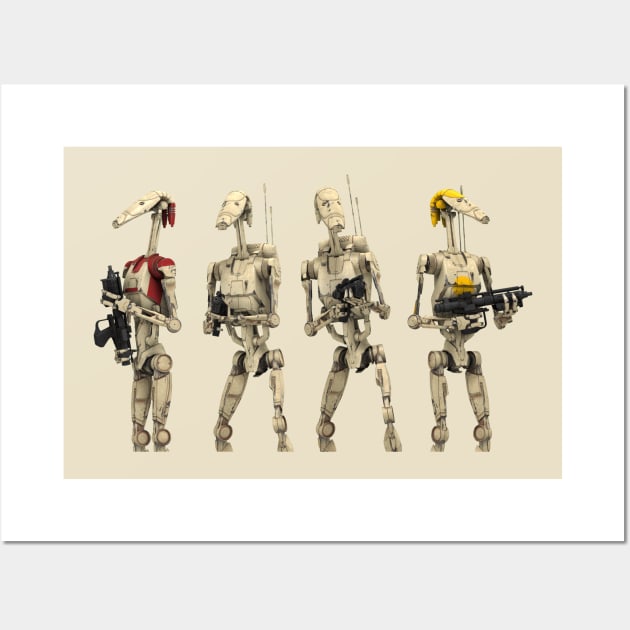 B1 Battle Droids - Battle Droid - Posters and Art Prints | TeePublic