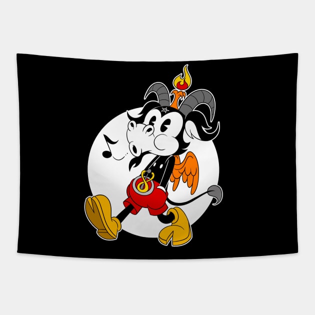 Blackcraft 666 Cool Baphomet 30s Cartoon Occult fun Satanic - Baphomet ...