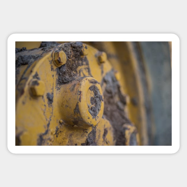 Bulldozer detail - Construction Equipment - Sticker | TeePublic