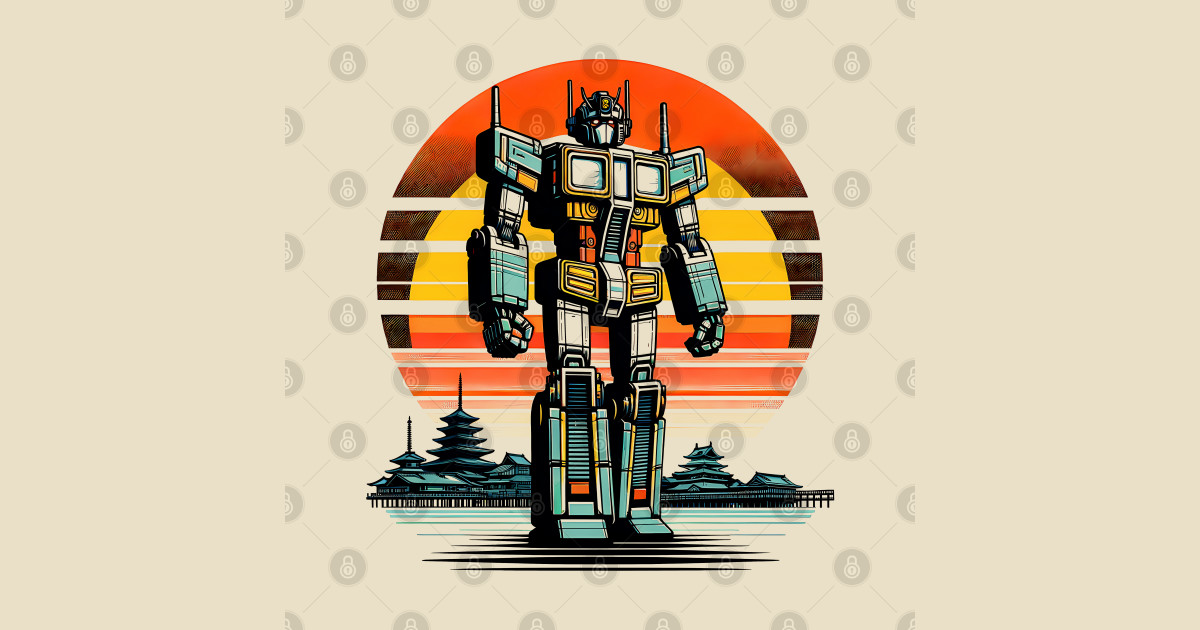 Soundwave in Japan: Giant Robot Japanese Tee - Soundwave Transformers ...