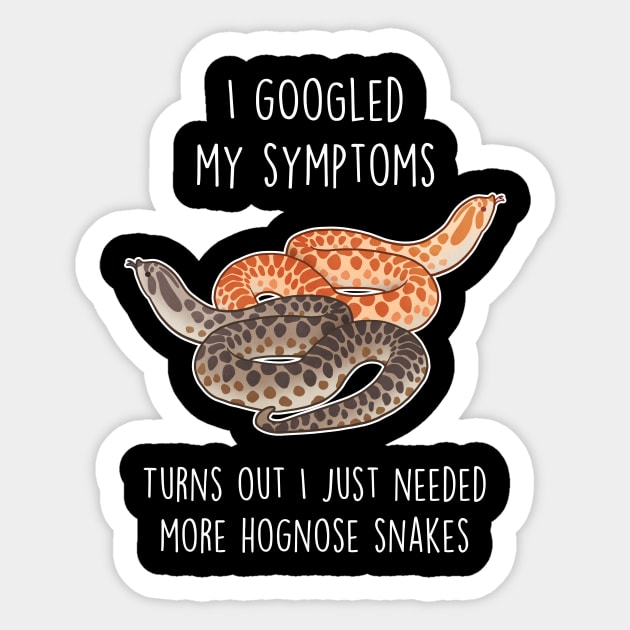 Need Hognose Snakes - Hognose Snake - Sticker | TeePublic