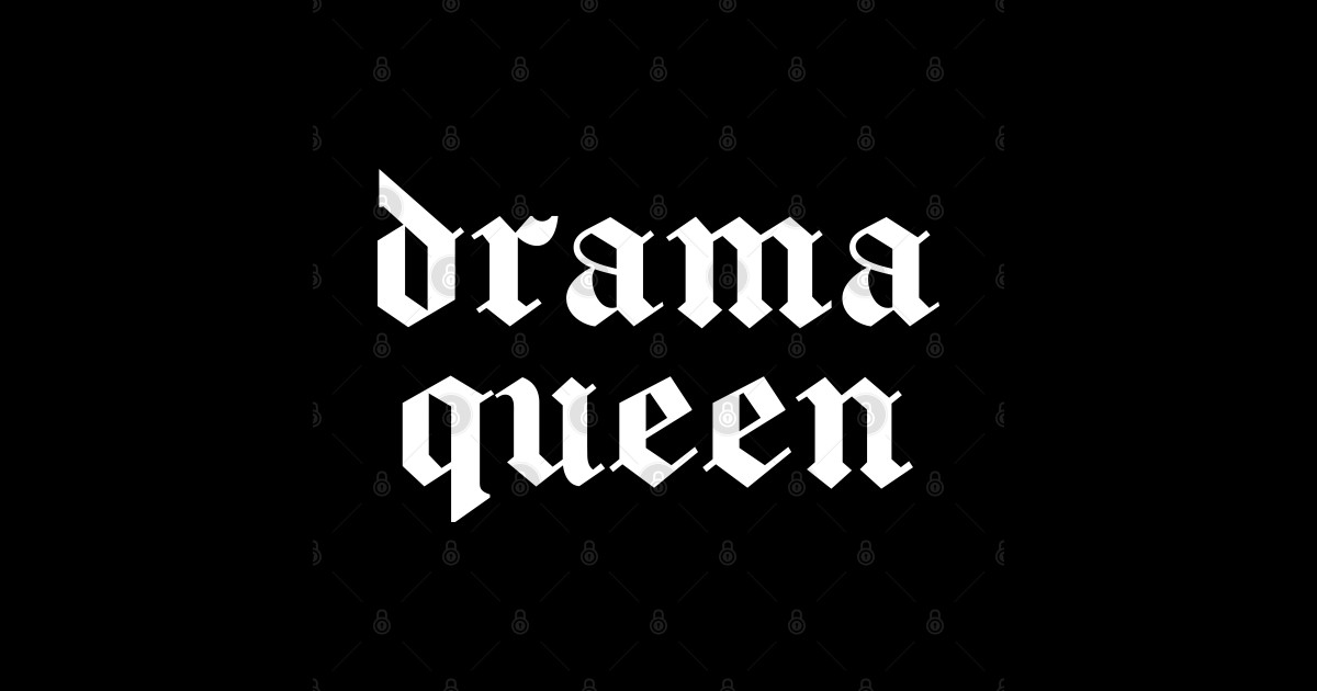 drama queen - Drama Queen - Sticker | TeePublic