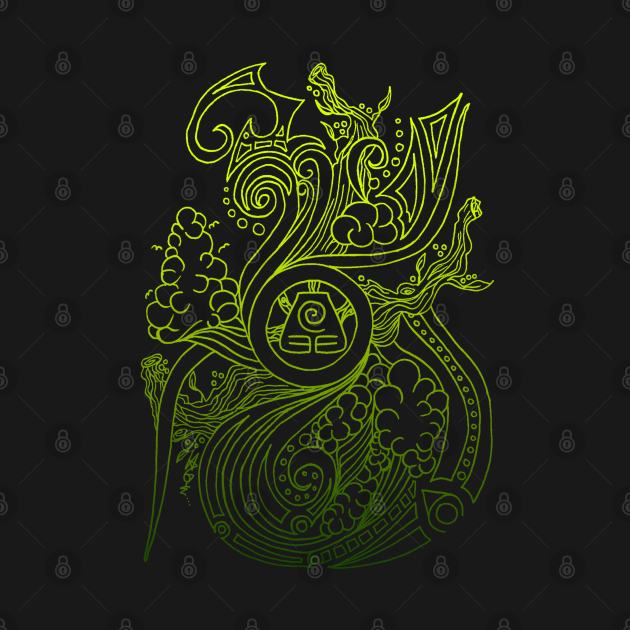 Earth Spirit. - Avatar The Last Airbender - T-Shirt | TeePublic