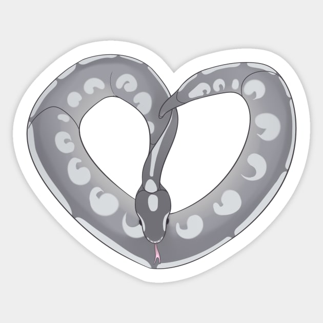 Ball Python Heart (Mystic) - Ball Python - Sticker | TeePublic