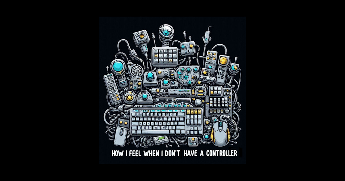 Keyboard Anxiety - Gamer Gift - Sticker | TeePublic