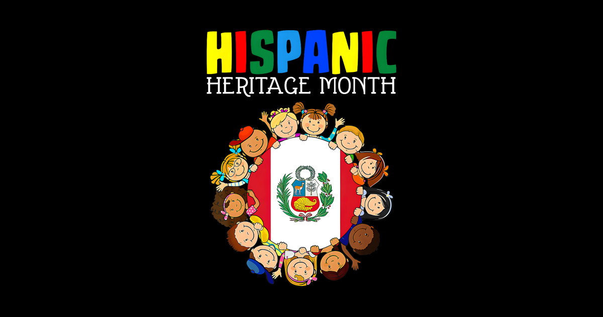 Hispanic Heritage Month Peru - Hispanic Heritage Peru - Sticker | TeePublic