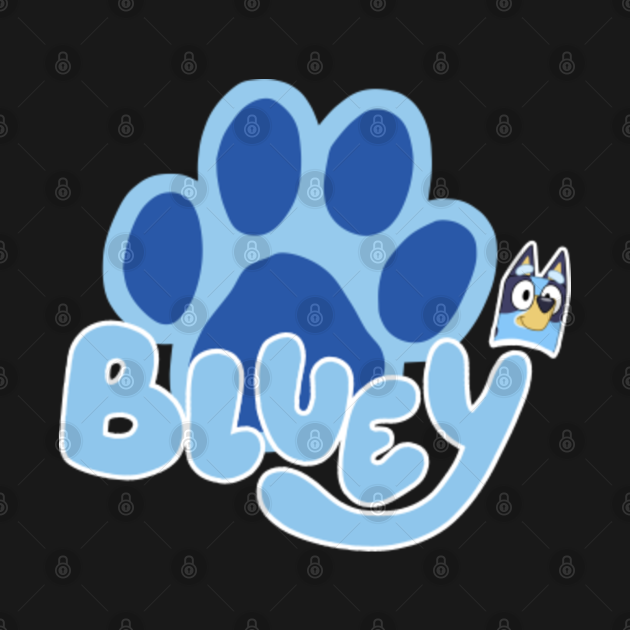 bluey paws - Bluey - Kids T-Shirt | TeePublic