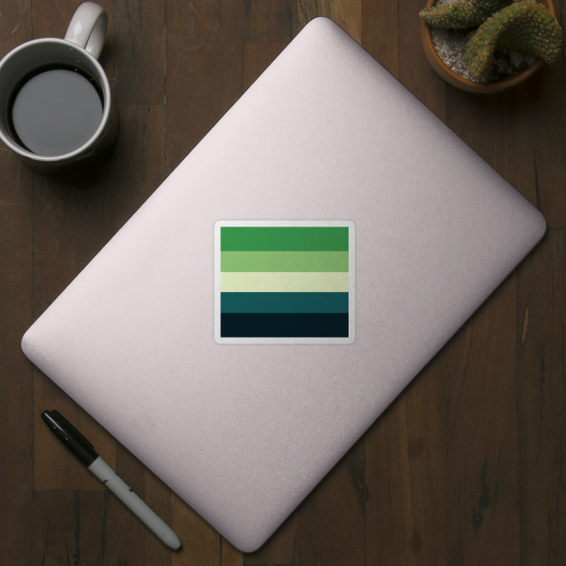 Aro-Spec flag - Aromantic Pride - Sticker | TeePublic