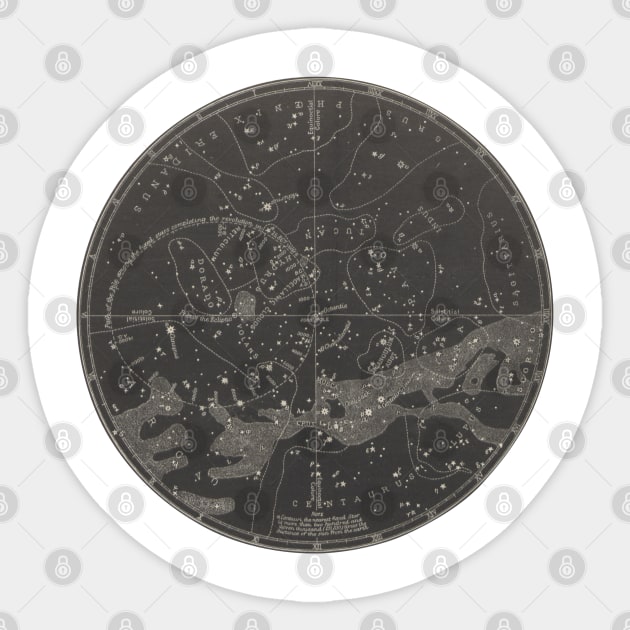 Vintage stars map - Stars - Sticker | TeePublic