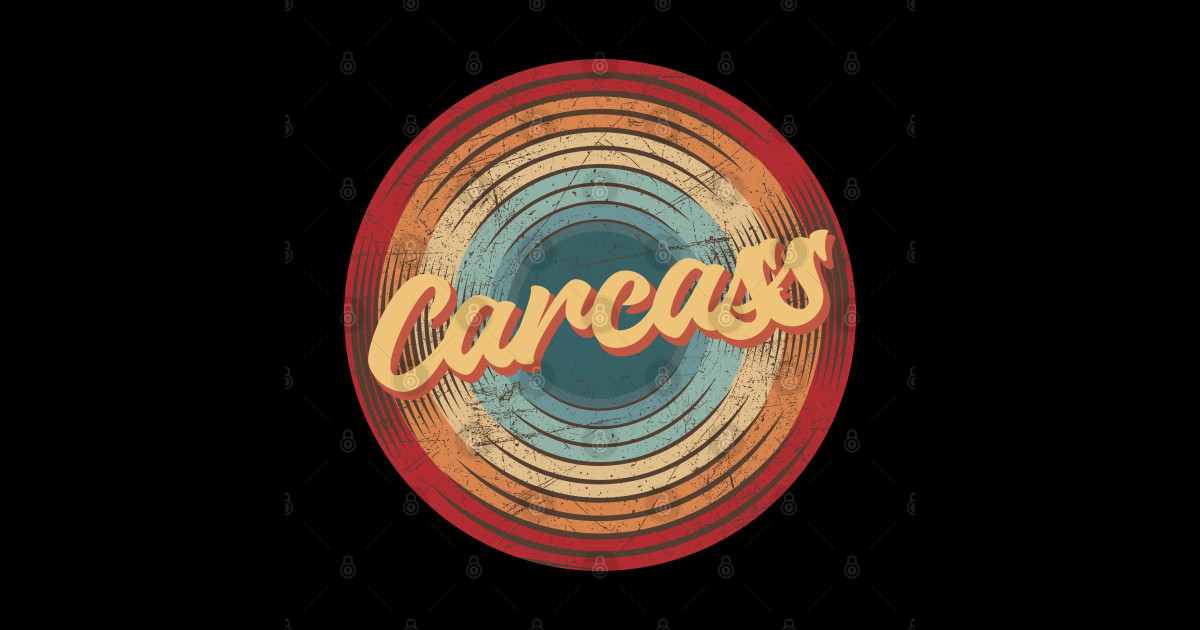Carcass Vintage Circle - Musician - Posters and Art Prints | TeePublic