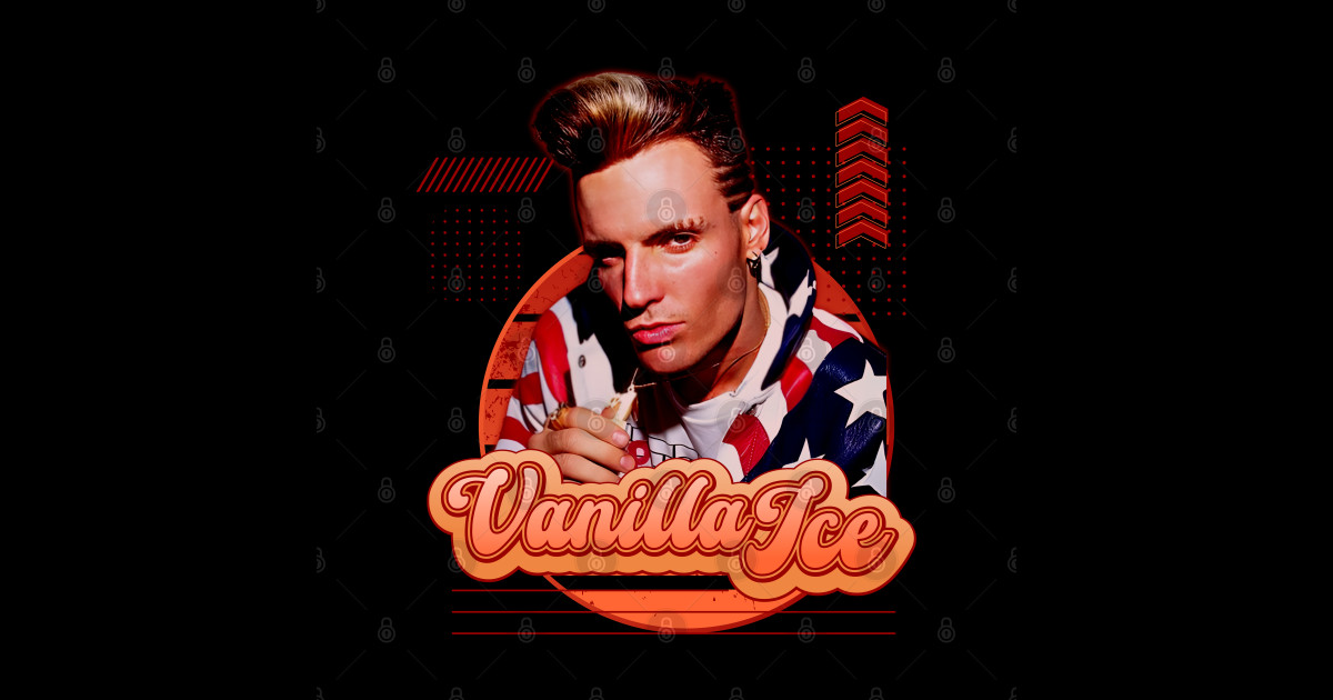 Vanilla Ice \\ Old School hip hop - Vanilla Ice - Sticker | TeePublic