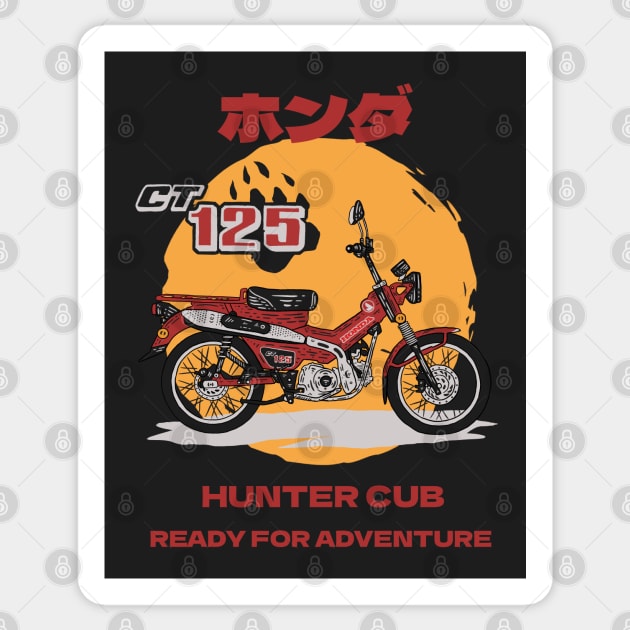 CT125 Dark edition - Motorcycle - Sticker | TeePublic