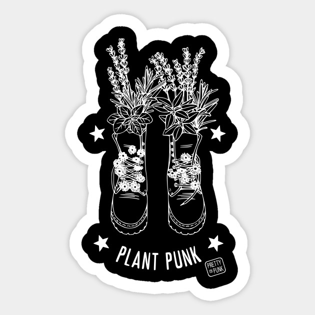 Plant Punk - Plant Lover - Sticker | TeePublic
