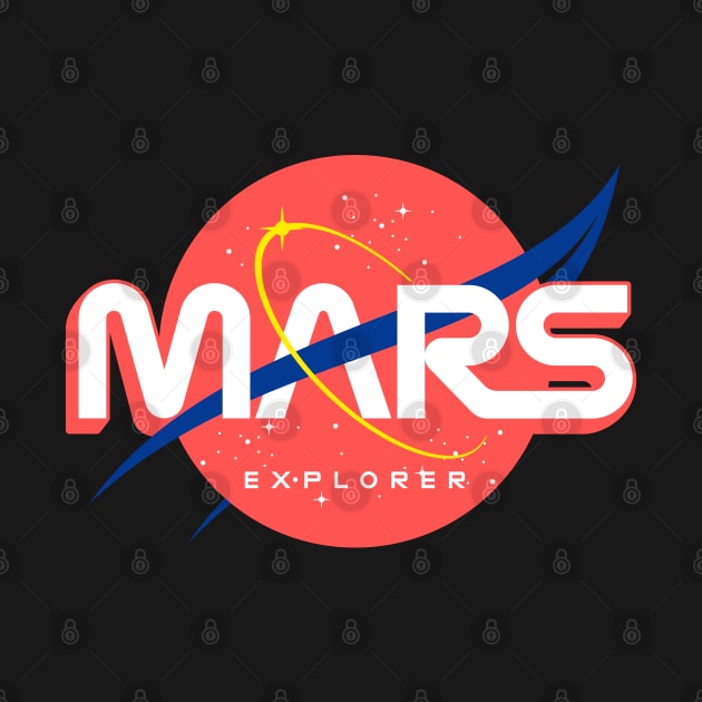 Mars Explorer - Nasa Logo - T-Shirt | TeePublic