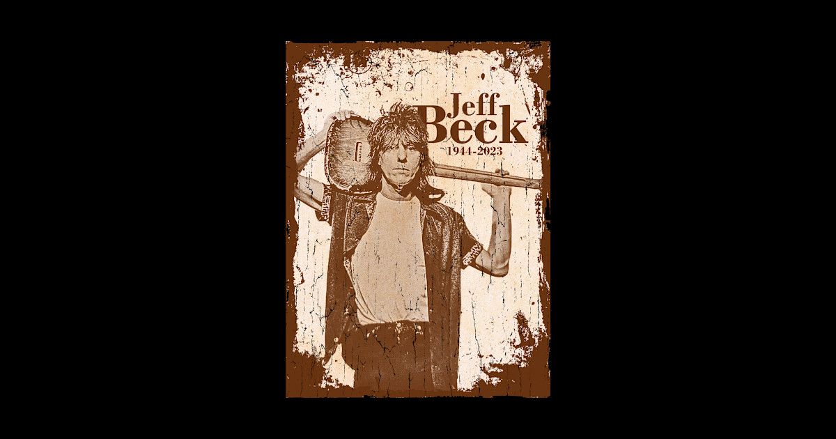 Remembering Legend Rock Guitarist-Jeff Beck - Music - Sticker | TeePublic