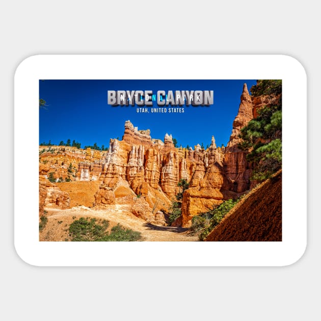 Bryce Canyon National Park - Bryce Canyon Utah - Sticker | TeePublic
