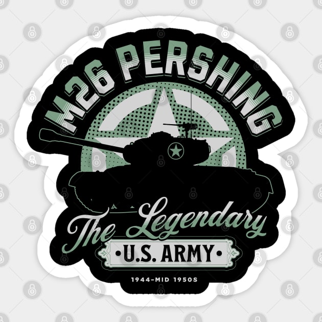 M26 Pershing | World War 2 Tank - Ww2 Tanks - Sticker | TeePublic