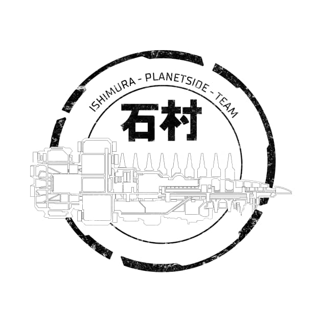 DEAD SPACE - ISHIMURA PLANETSIDE TEAM - Black - Dead Space - T-Shirt ...
