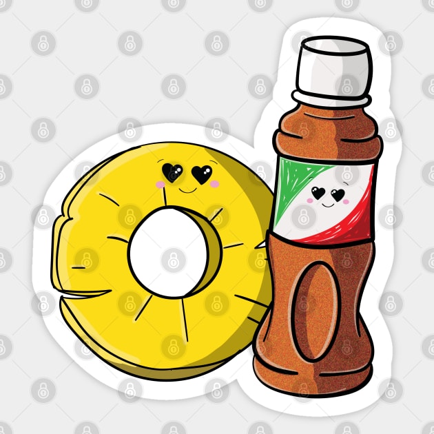 Piña y Tajin - Tajin - Sticker | TeePublic
