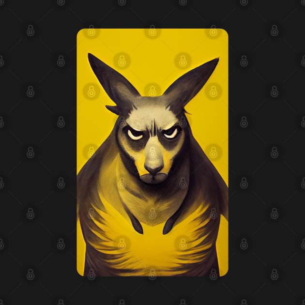 Angry kangaroo - Kangaroo - T-Shirt | TeePublic