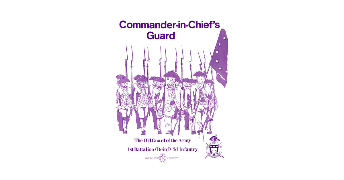 Commander-in-Chief's Guard - original color - Cinc Guard - Long Sleeve ...