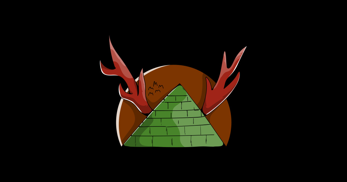 evil satanic pyramid of darkness - Pyramid - Pin | TeePublic
