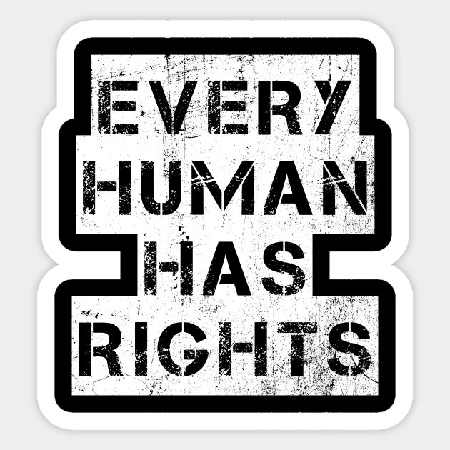 EVERY HUMAN HAS RIGHTS Political Protest Vintage - Human Rights ...