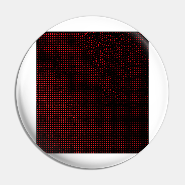 Red dot ripple pattern - Pattern - Pin | TeePublic