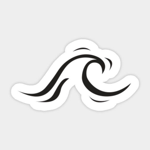 Wave - Wave - Sticker | TeePublic