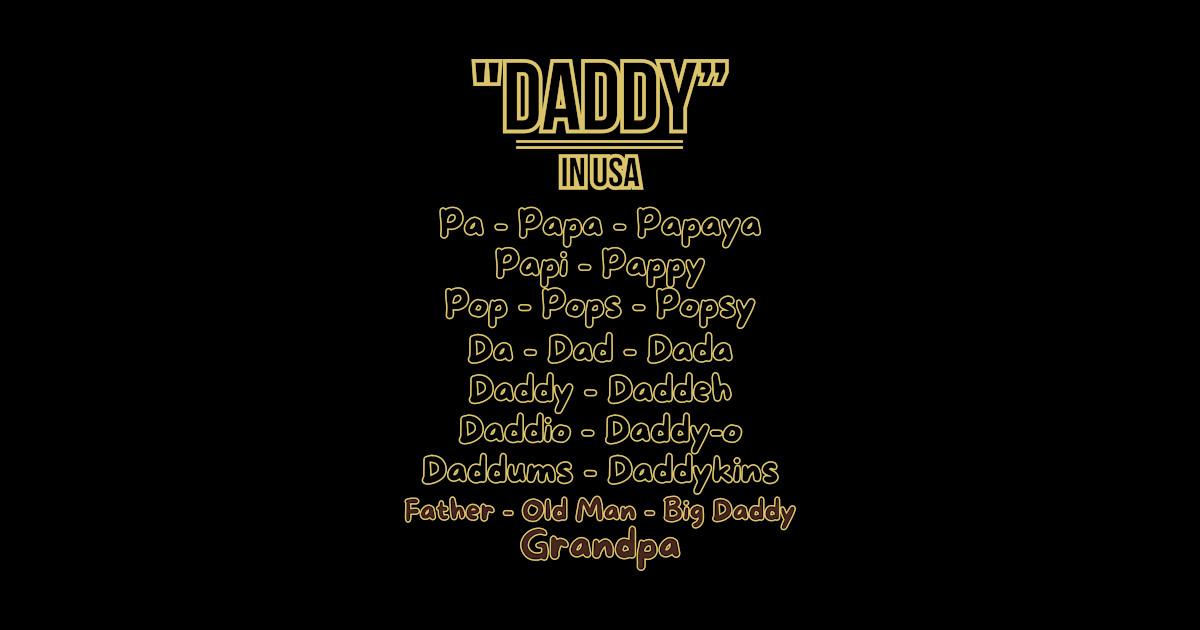 Father's day, Nicknames for Dad, Father's gifts, Dad's Day gifts ...