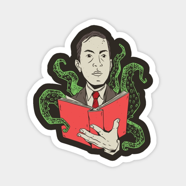 Vintage Lovecraft with Cthulhu Tentacles - Lovecraft Inspired - Magnet ...