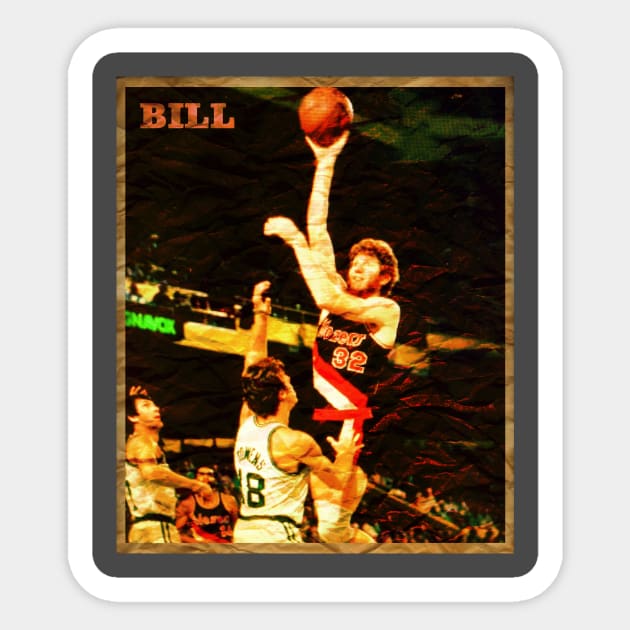 Tangled Bill Walton Poster - Bill Walton - Sticker | TeePublic