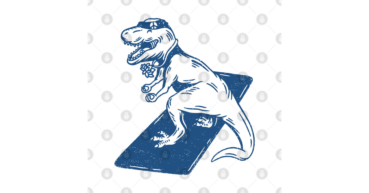 Yoga T-Rex - Yoga - T-Shirt | TeePublic