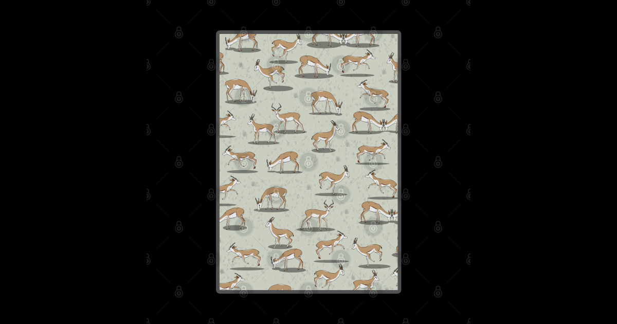 Springbok Pattern - Springbok - Sticker | TeePublic