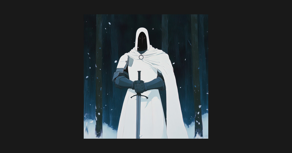 Snow Knight | Anime style - Snow Knight - T-Shirt | TeePublic