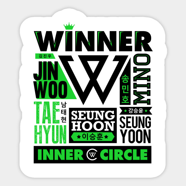 WINNER Collage - Kpop - Sticker | TeePublic