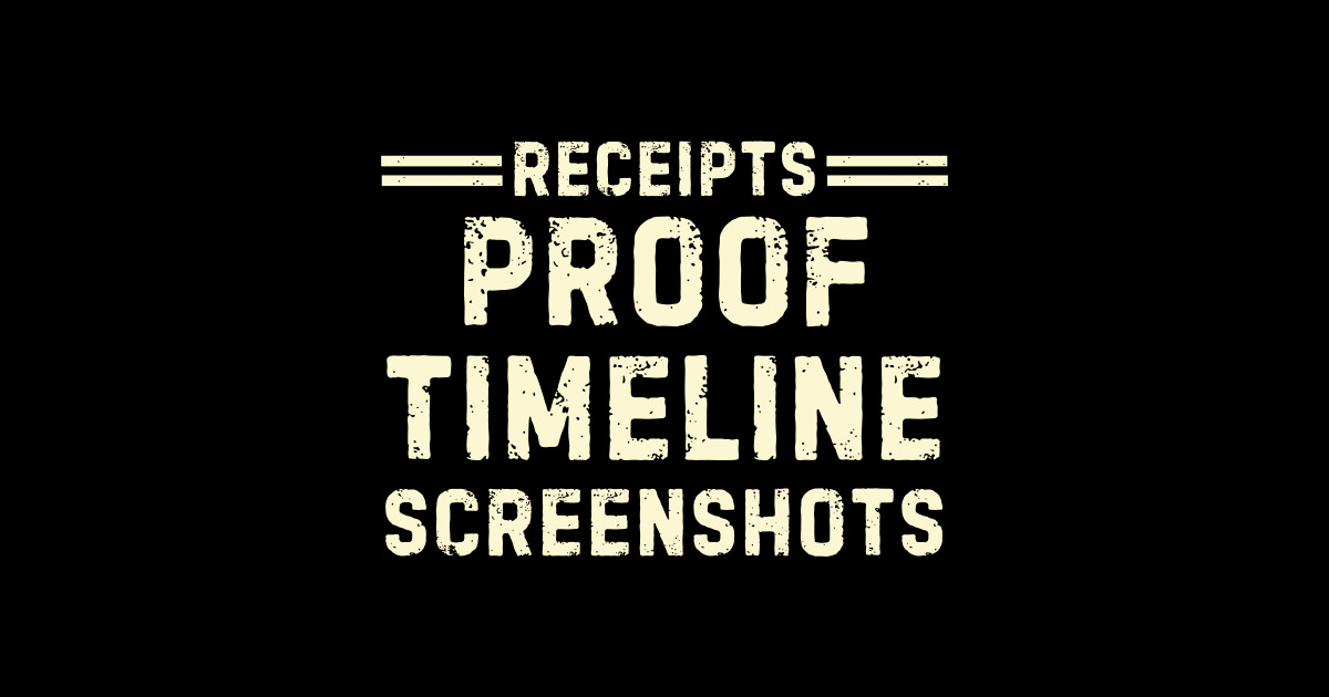 Funny Receipts Proof Timeline Screenshots, Men And Women - Screenshots ...