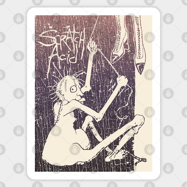 Scratch Acid Gremlin 1982 - Noise Rock - Sticker | TeePublic