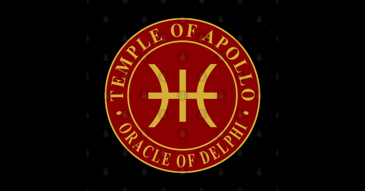 The Oracle of Delphi - Ancient History - Sticker | TeePublic