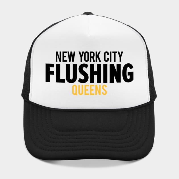 Flushing Queens Logo - A Minimalist Ode to Borough's Vibrant Heart ...
