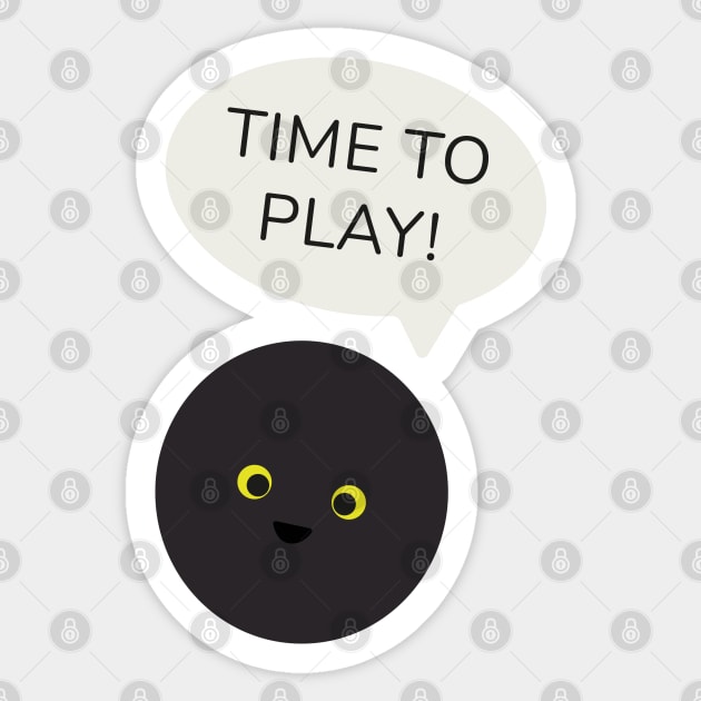 Cute squash ball - Squash - Sticker | TeePublic