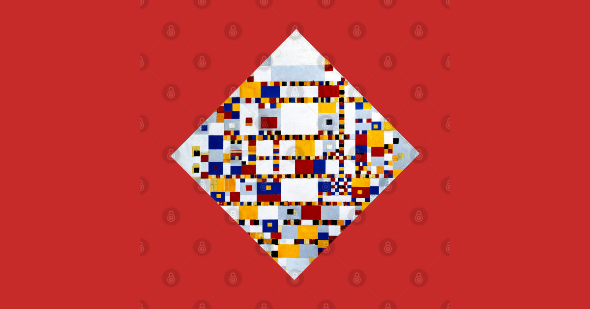 Mondrian Victory Boogie Woogie Neo-Plasticism Abstract Art - Boogie ...