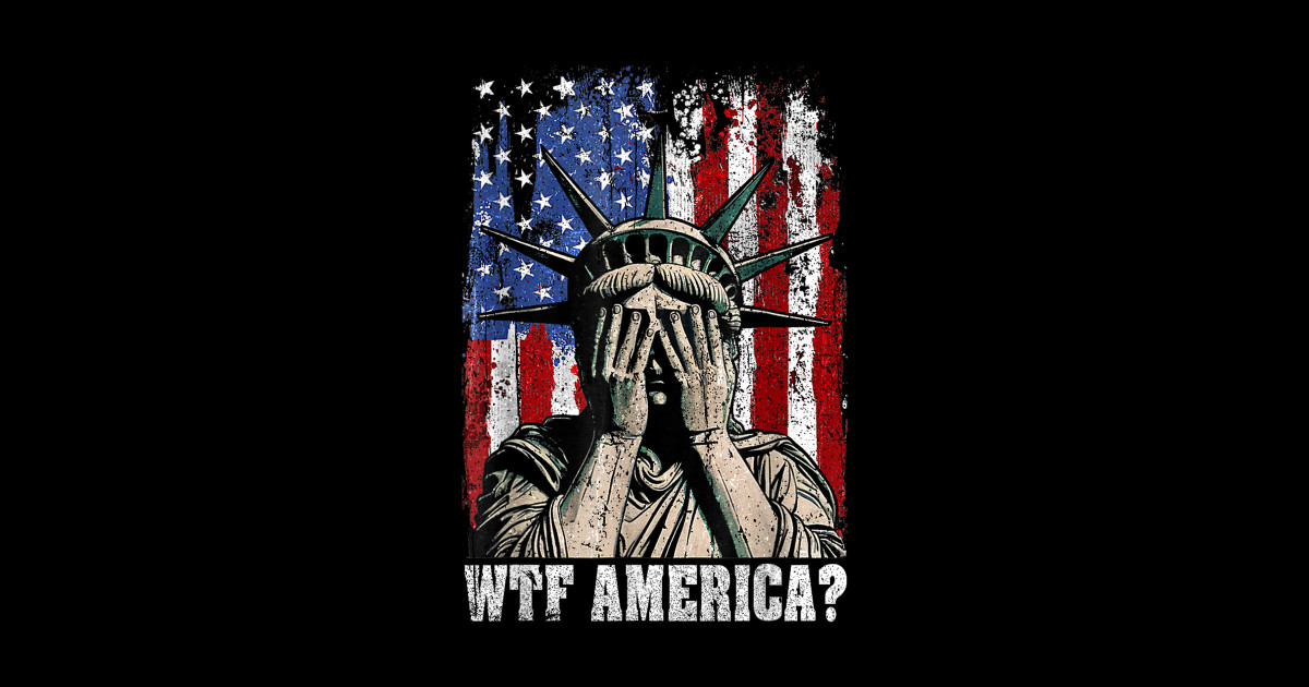4th July WTF America - 4th July Wtf America - Sticker | TeePublic