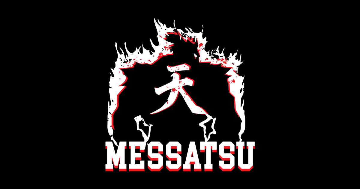AKUMA - MESSATSU - Akuma Street Fighter Gouki - Sticker | TeePublic