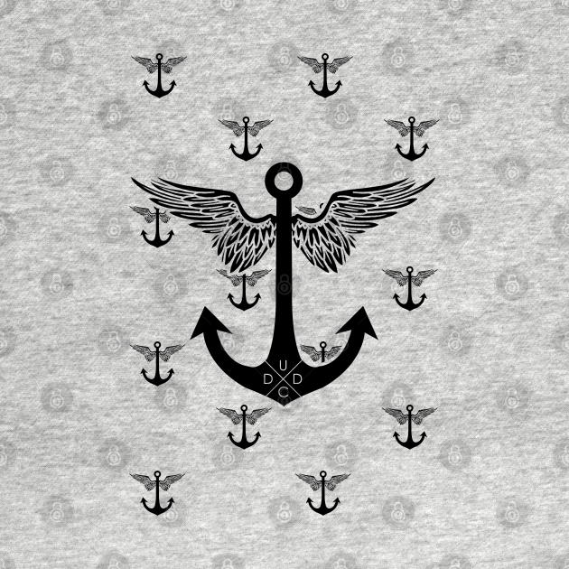 Winged Anchor Invasion - Anchor - T-Shirt sold by Abby Gilliland | SKU ...