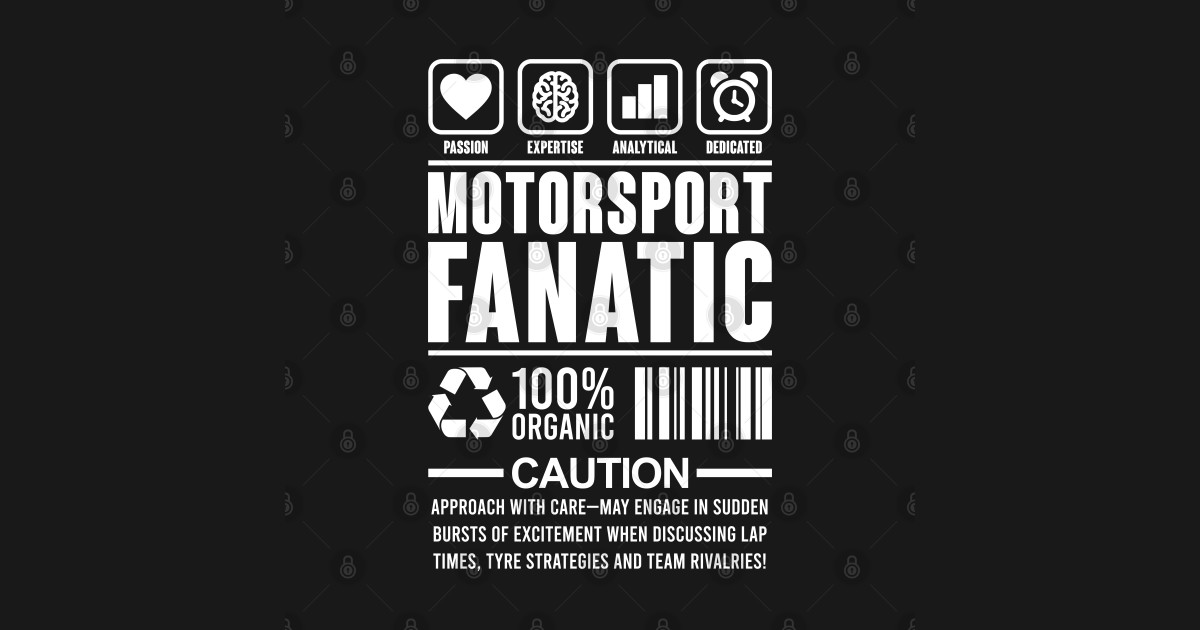 Motorsport Fanatic Design - F1 - T-Shirt | TeePublic