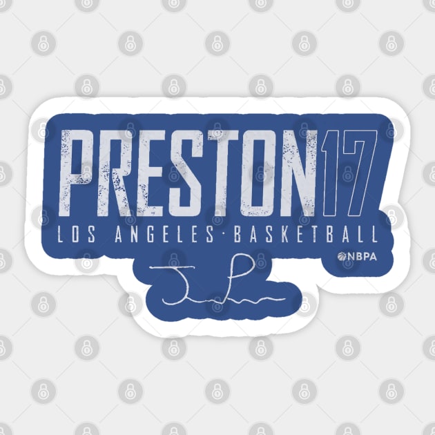 Jason Preston Los Angeles C Elite - Jason Preston - Sticker | TeePublic