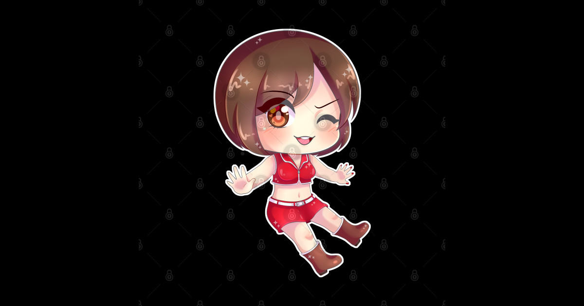 VOCALOID Meiko chibi - Vocaloid - Sticker | TeePublic