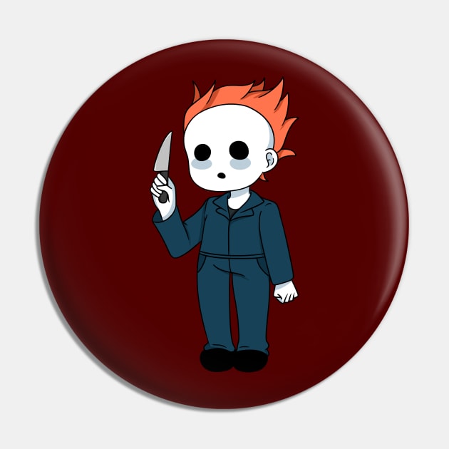 Michael Myers Chibi - Michael Myers - Pin | TeePublic