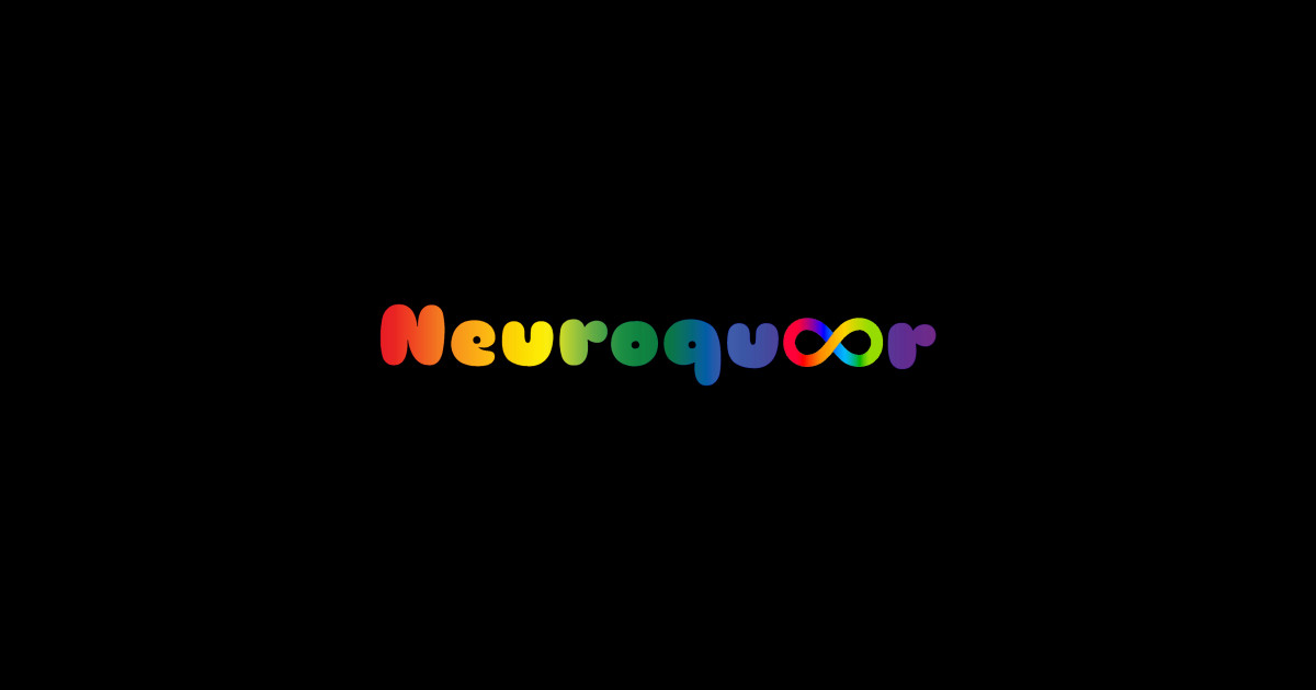 Neuroqueer lgbt gay rainbow flag infinity neurodivergent autistic pride ...
